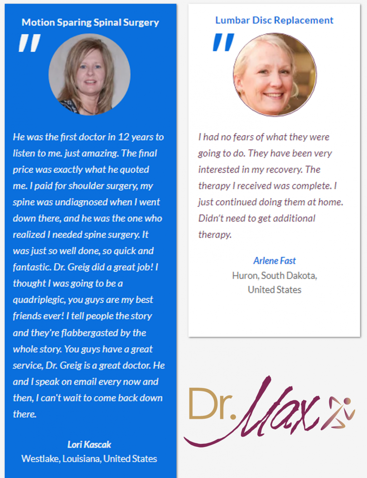 Testimonials Dr. Max Greig Orthopedic Doctor Puerto Vallarta – Medical ...